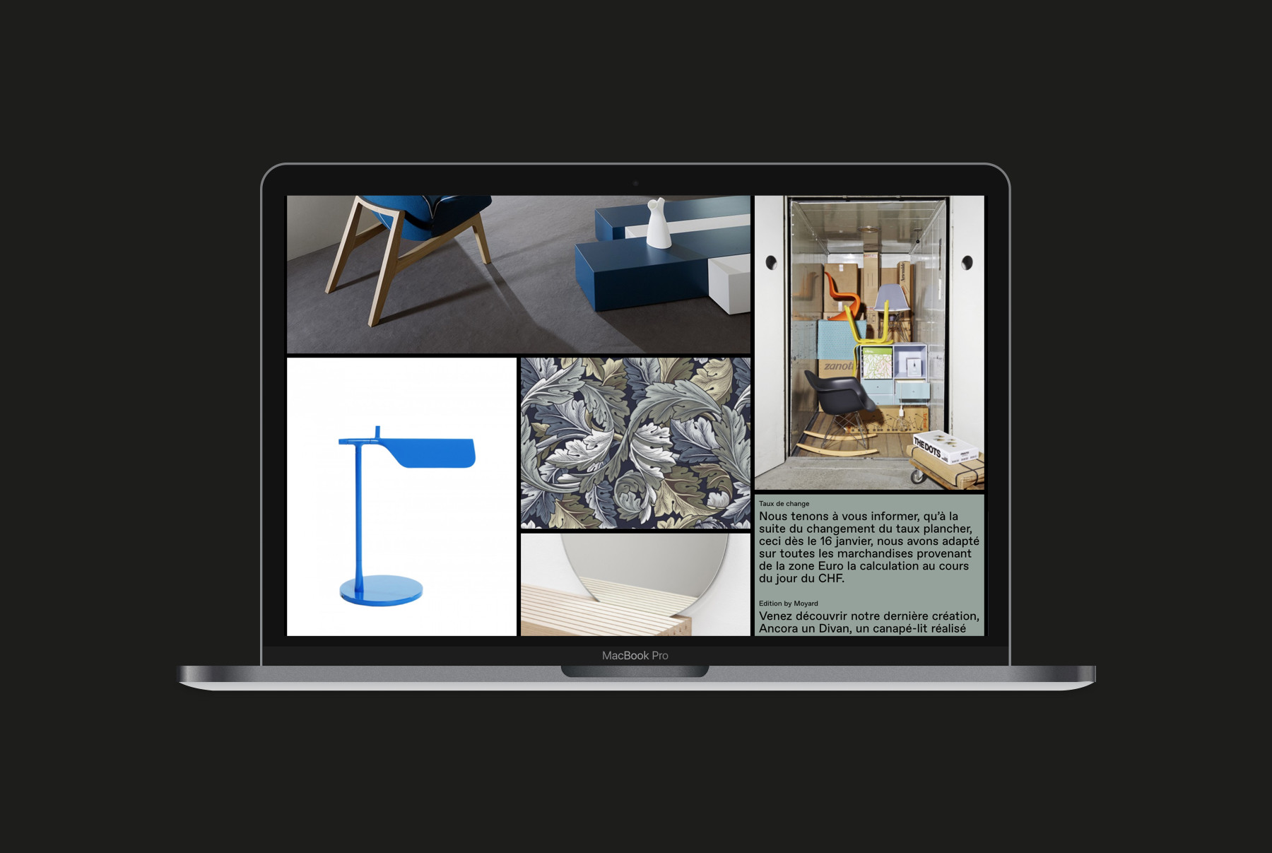 Une vitrine en ligne pour la célèbre maison Moyard - Agence troisdeuxun ...